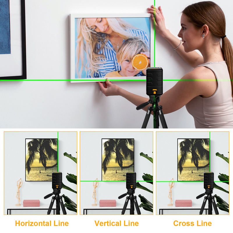 Cross Line Self Leveling Laser Level LL-T1 - PlinEasy